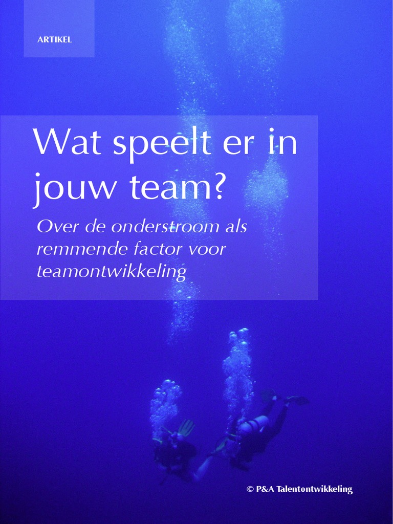 Onderstroom in Teams v01 | PDF