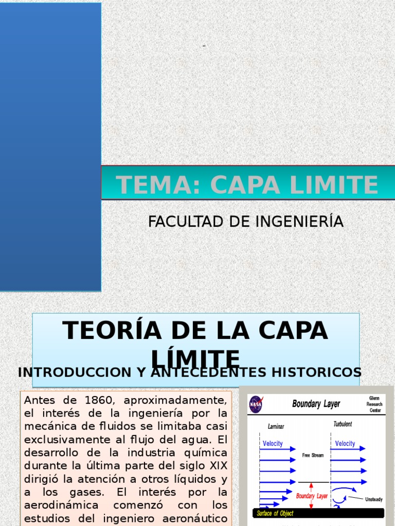 Capa Limite | PDF | Capa límite | Viscosidad