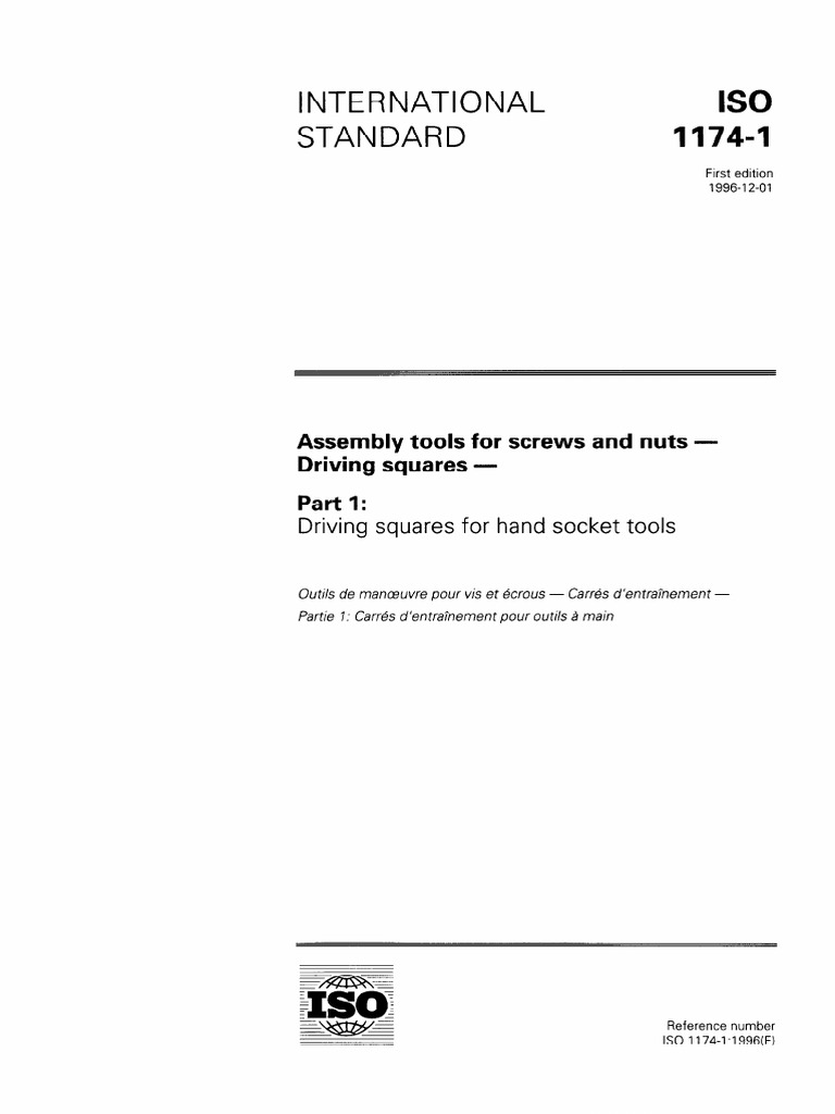 Iso+1174 1 1996 | PDF | International Organization For Standardization ...