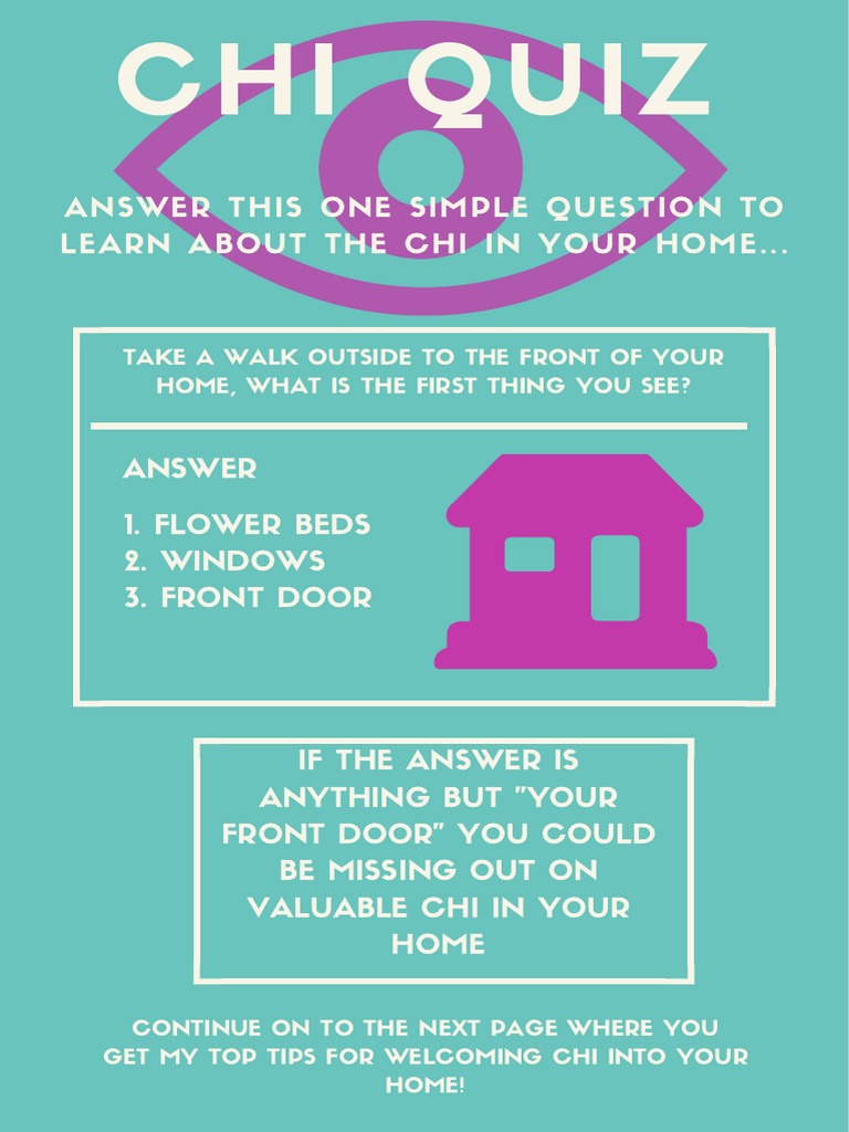 Chi Quiz: Answer This One Simple Question To Learn About The Chi in ...