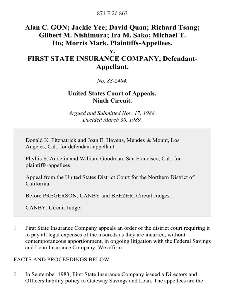 Alan C. Gon Jackie Yee David Quan Richard Tsang Gilbert M. Nishimura ...