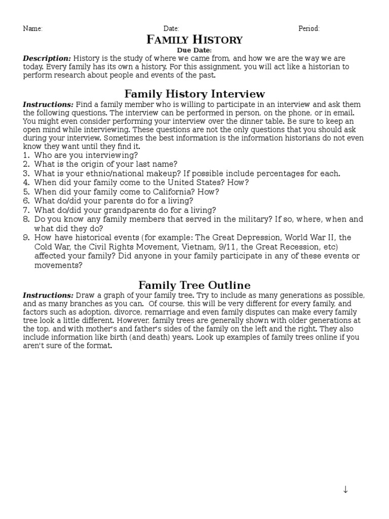 Family History Research Guide | PDF