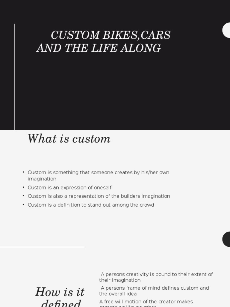 Understanding Custom Culture and Creativity | PDF