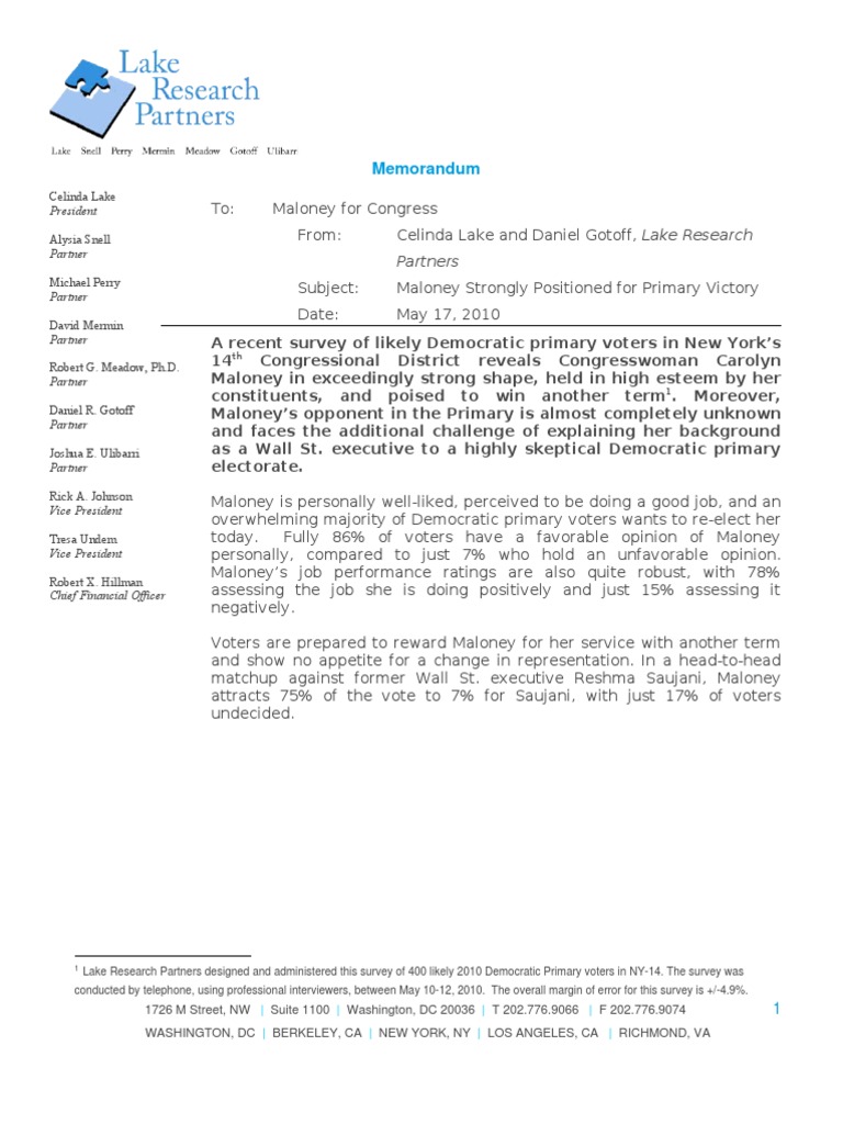 10 PAC Memo 2 - d2 | PDF | Democratic Party (United States) | American ...