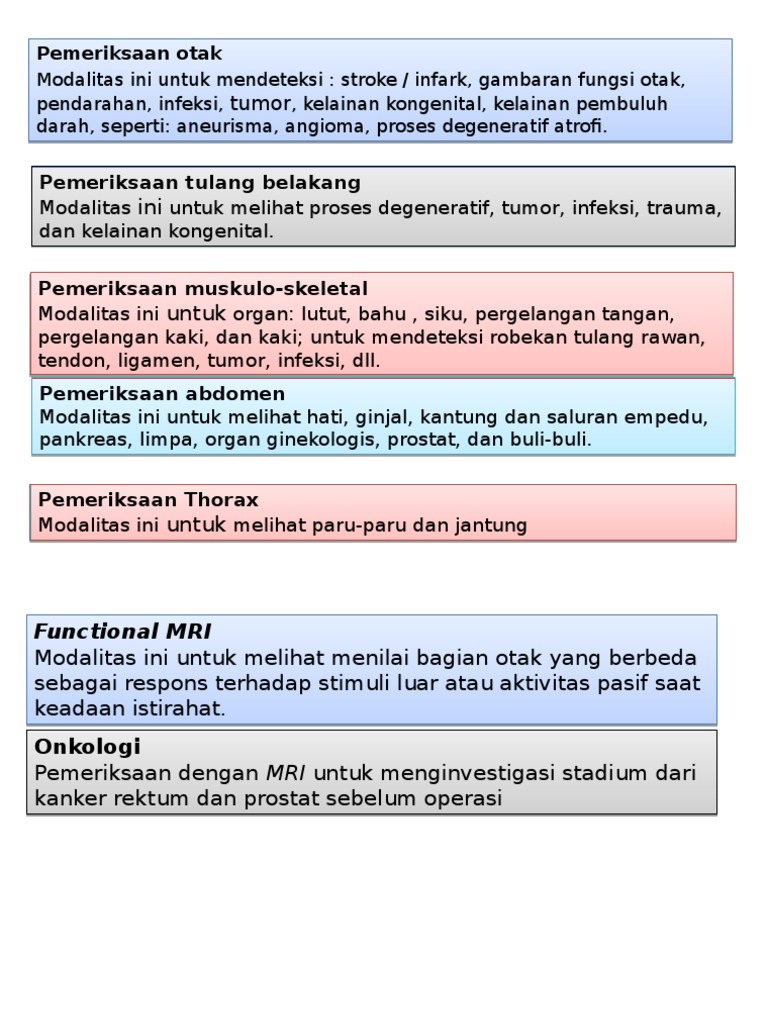 Panduan Modalitas Radiologi | PDF