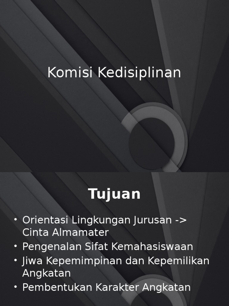 Komisi Kedisiplinan | PDF | Karier & Perkembangan | Pengembangan Diri