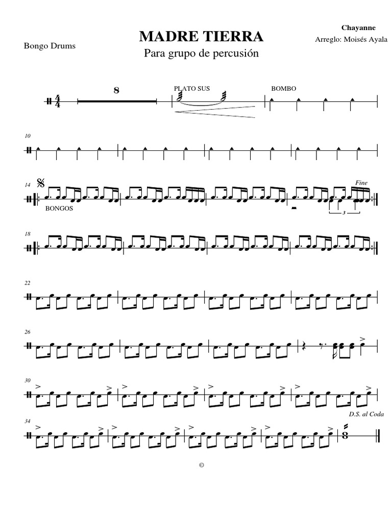 Madre Tierra - Chayanne - Ritmo | PDF