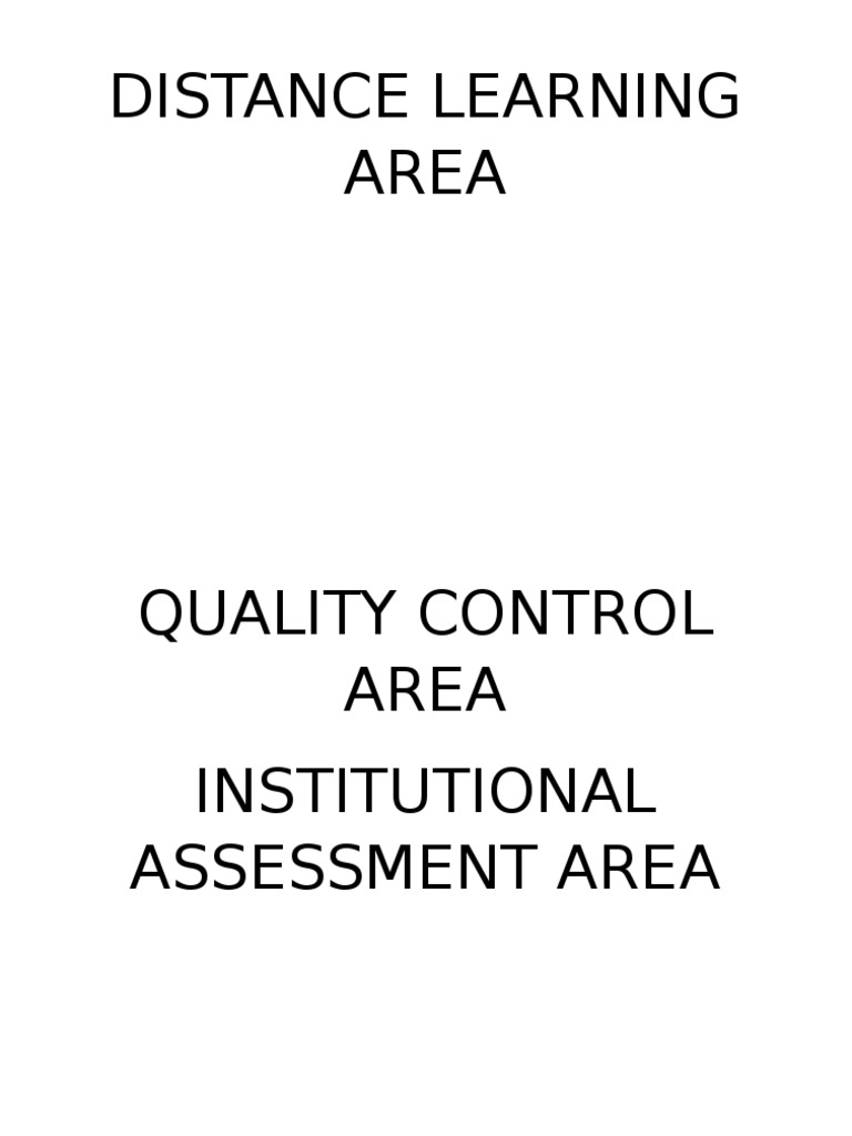 Distance Learning Area | PDF | Computers