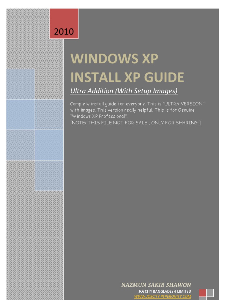 Windows XP Installation Guide with Images | PDF | Microsoft Windows ...