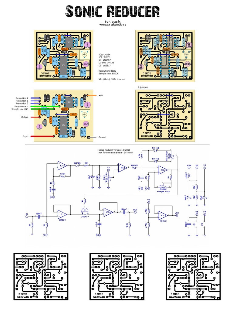 Sonic Reducer PCB | PDF