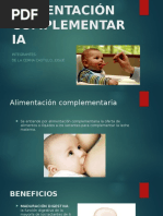 Alimentacion Complementaria | PDF | La leche materna | Alimentos