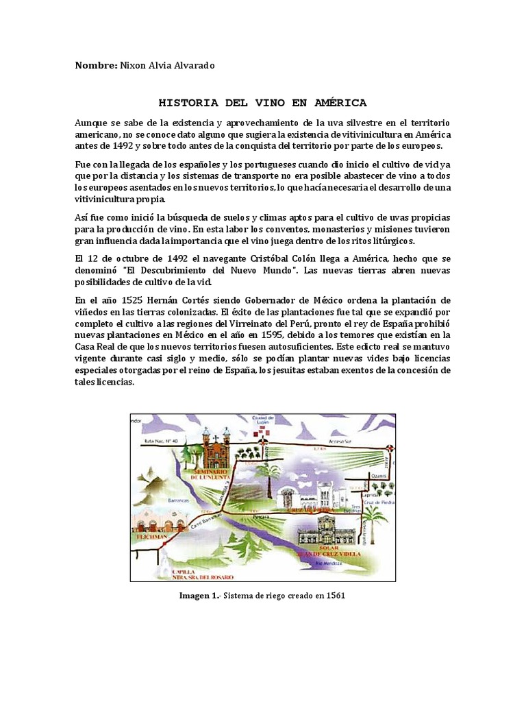 Historia Del Vino | PDF | Vitis | Vino