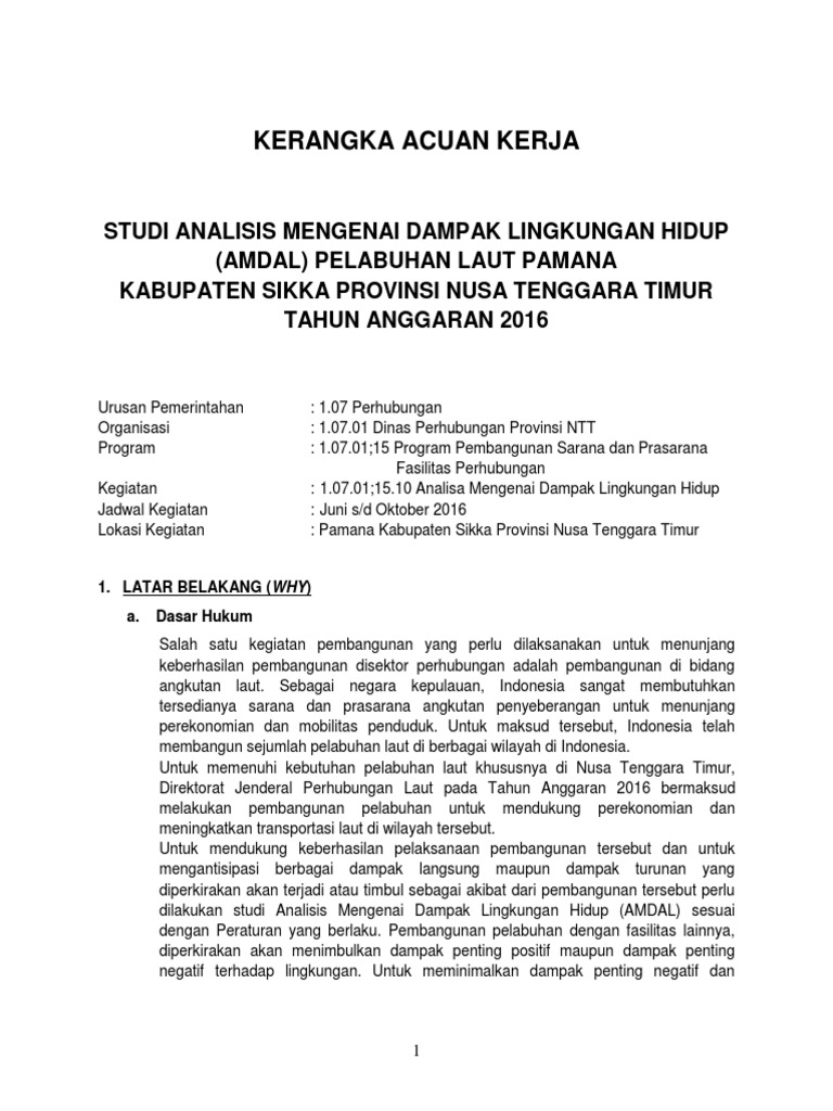 Kak Amdal Pamana | PDF