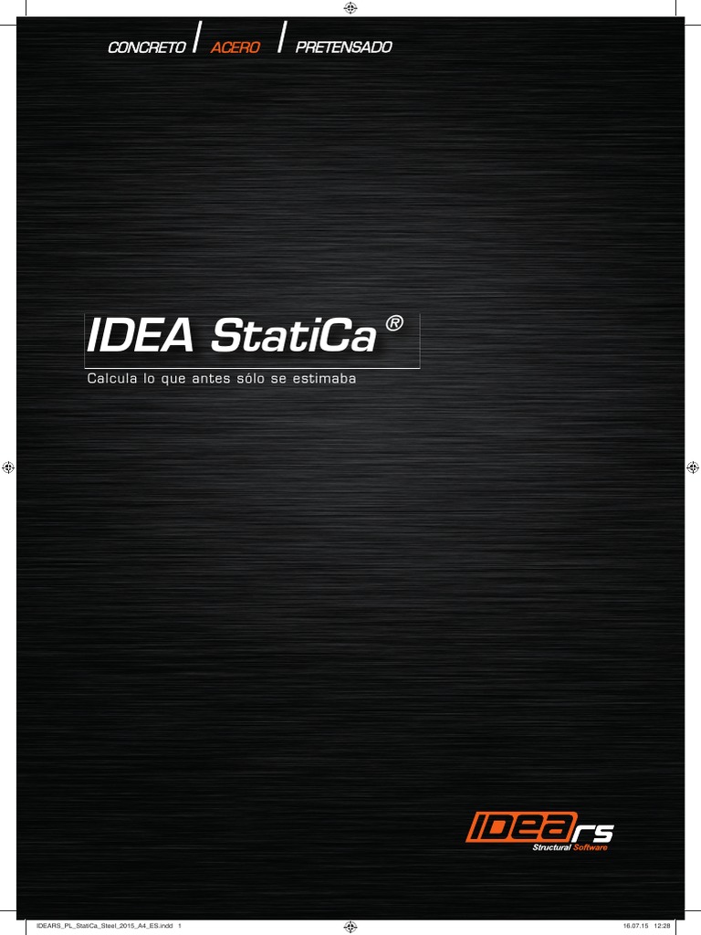 IDEA Statica Steel 2015 ES C | PDF | Método de elementos finitos | Tornillo