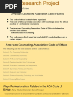 ACA Code of Ethics and Practice Ver15 | PDF | Counseling Psychology ...