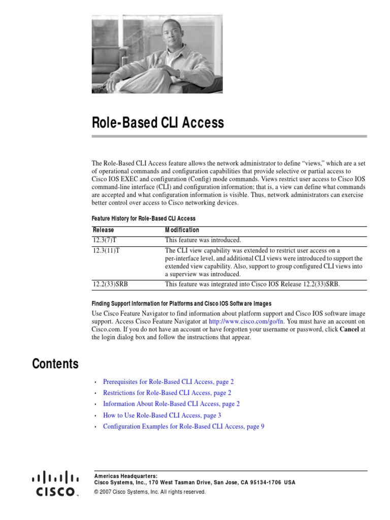 12 3 Role Based Cli Access Pdf Command Line Interface Superuser