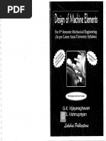 Design of Machine Elements Spotts | PDF