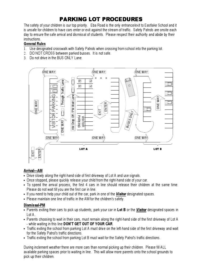 Parking Lot Procedures | PDF