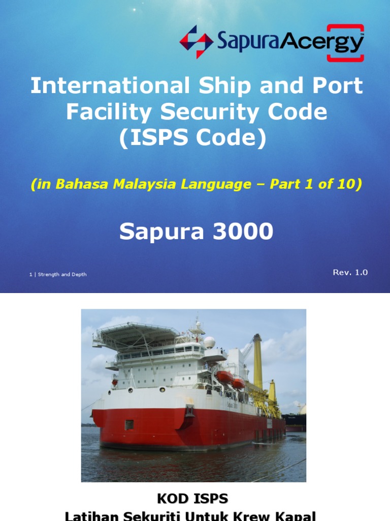 ISPS Training Malay | PDF