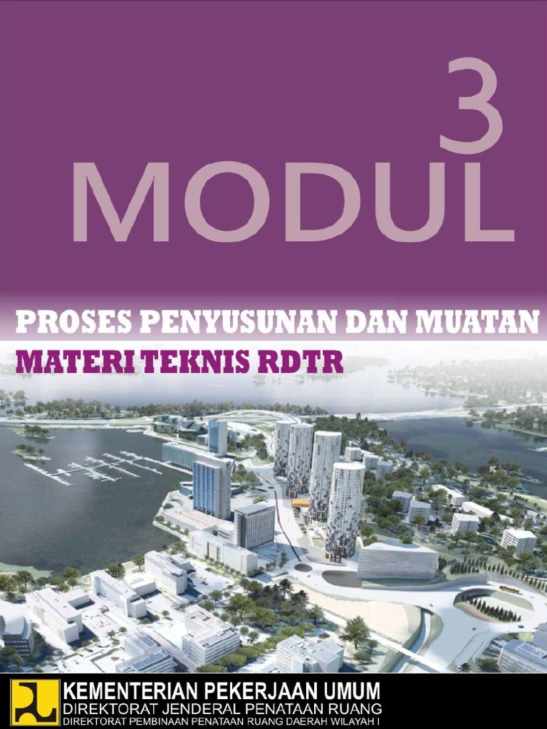 Modul Muatan Materi Teknis RDTR | PDF