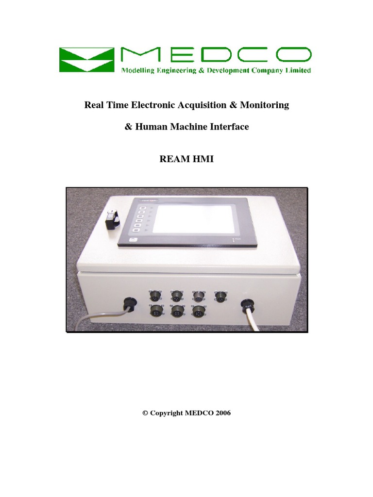 REAM HMI With Military Connectors | PDF | Electrical Connector | Cable
