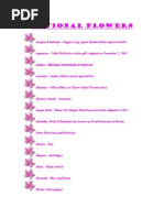 100 Flower Names in English | PDF