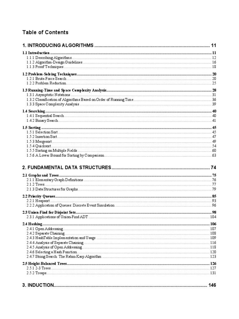 Introduction To Algorithms - Design Techniques and Analysis M ...