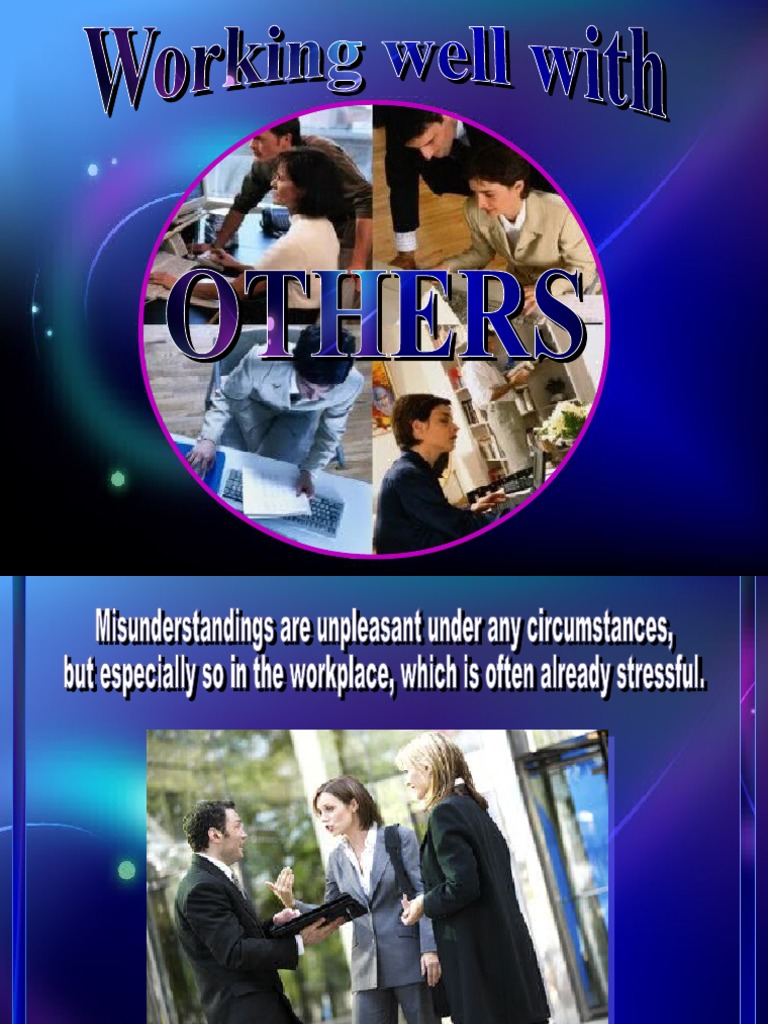 Working With Others Power Point | PDF