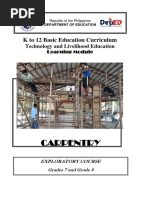 Module 1 Introduction To Carpentry | PDF | Wood | Lumber