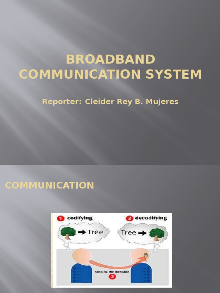 Broadband Communication System | PDF | Multiplexing | Communications ...