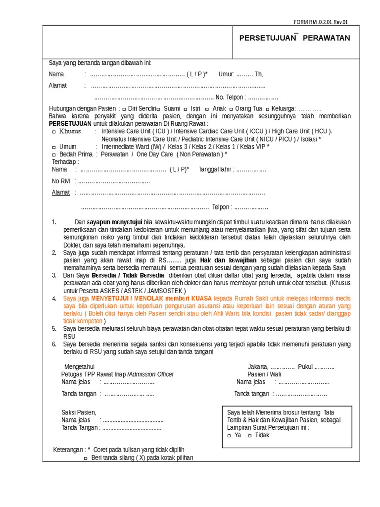 Contoh General Consent | PDF