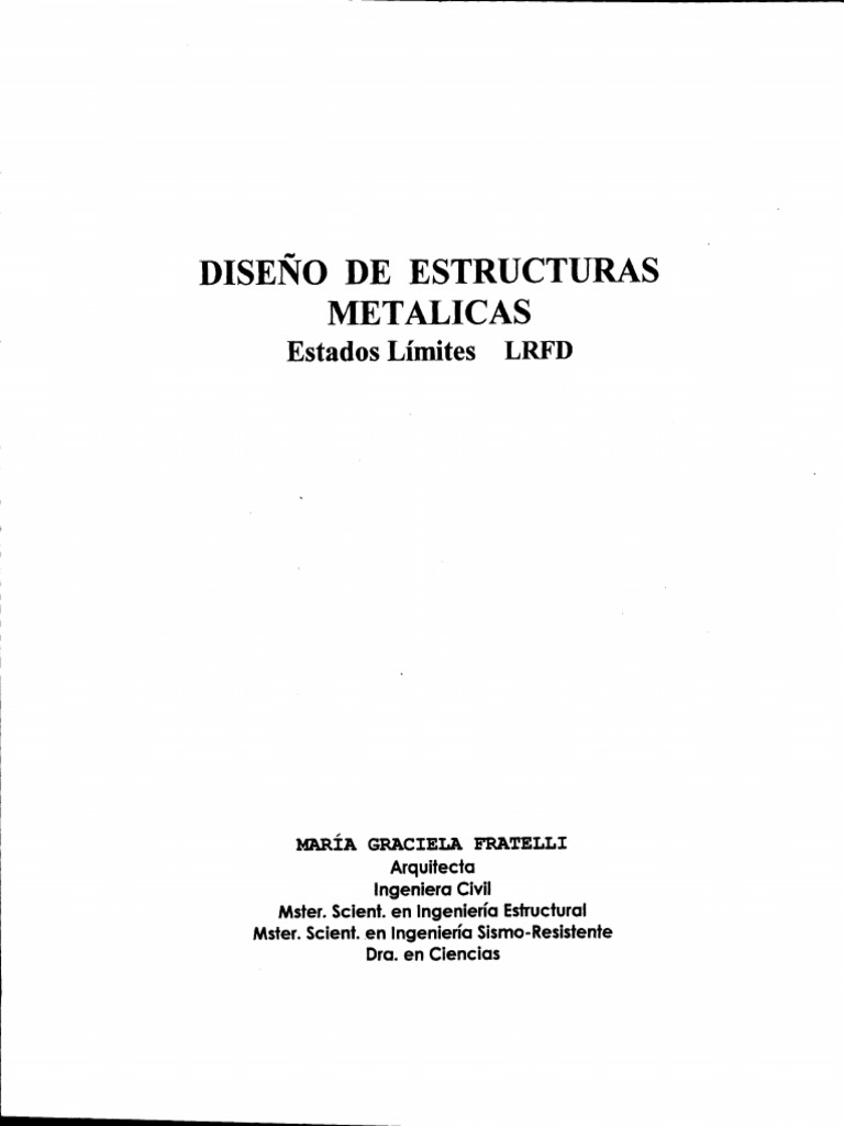 Diseño de Estructuras Metálicas PDF | PDF