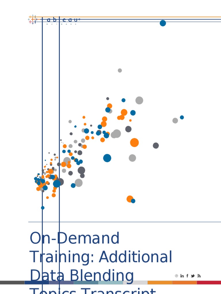 Tableau Data Blending Informática Tecnología 