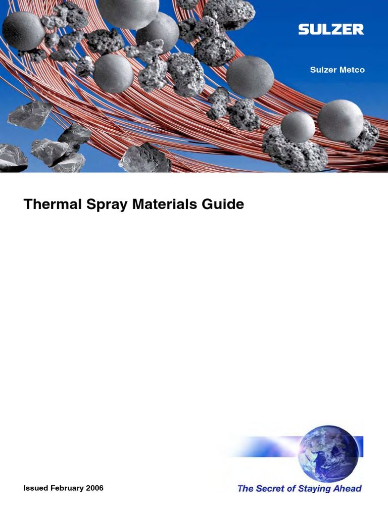 Sulzer Metco - Thermal Spray Materials Guide | PDF | Cobalt | Tungsten
