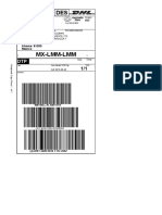 Ejemplo Guía DHL | PDF | México