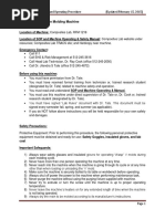 Injection Moulding Sop | PDF | Quality | Business Process