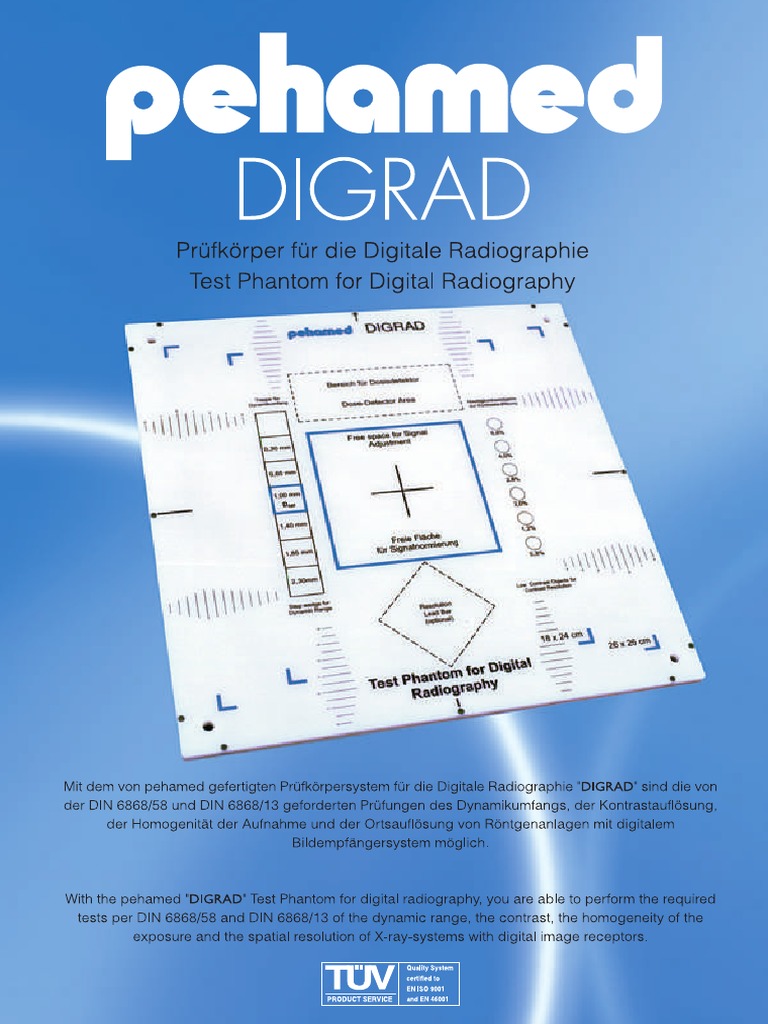 Digrad Pehamed PHANTOM DigXRay | PDF