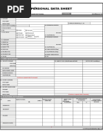 Pds Form Template | PDF | Government | Social Institutions