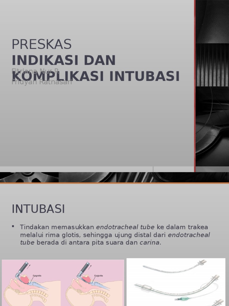 PRESKAS Intubasi | PDF