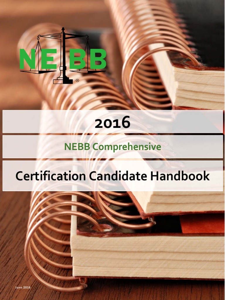 2016 NEBB Comprehensive Candidate Handbook - 6-1-2016 FINAL | PDF ...