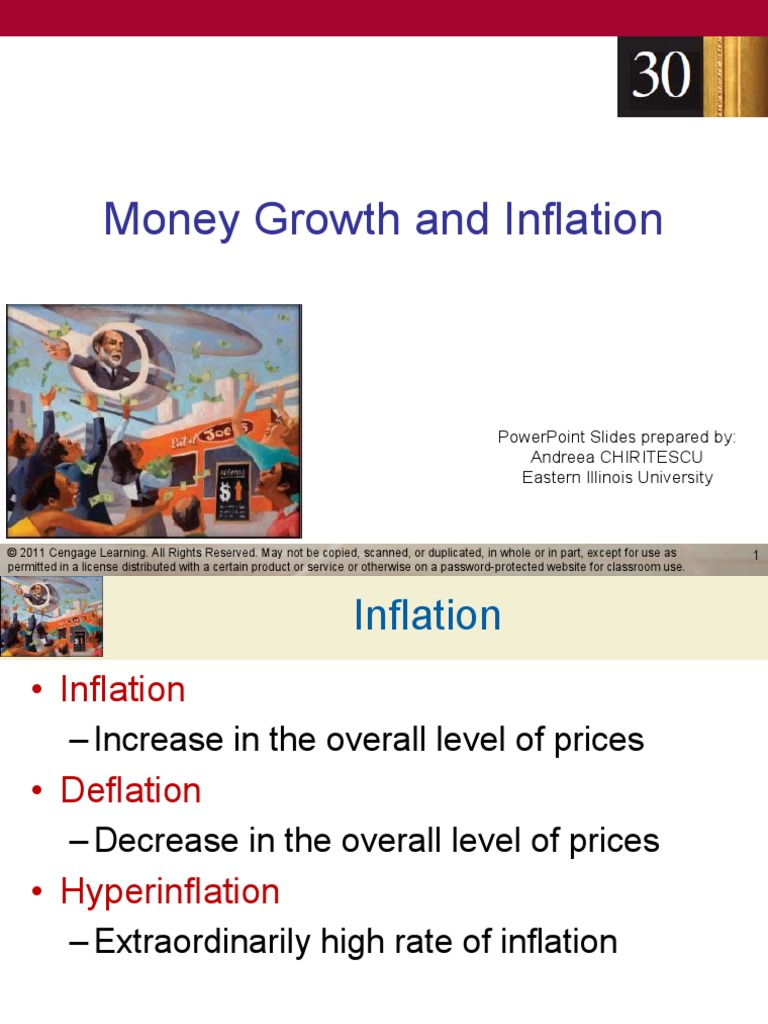 Chapter 30 - Money Growth & Inflation | PDF | Supply And Demand | Money ...