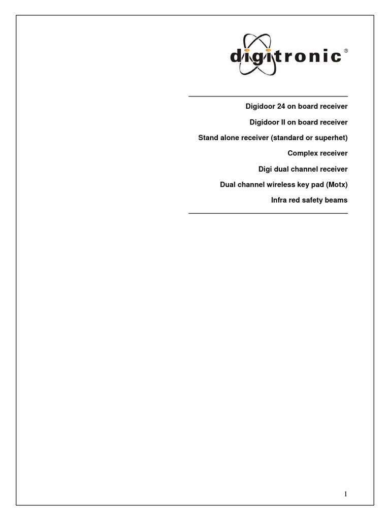 Digitronic Controller Complete | PDF | Remote Control | Relay