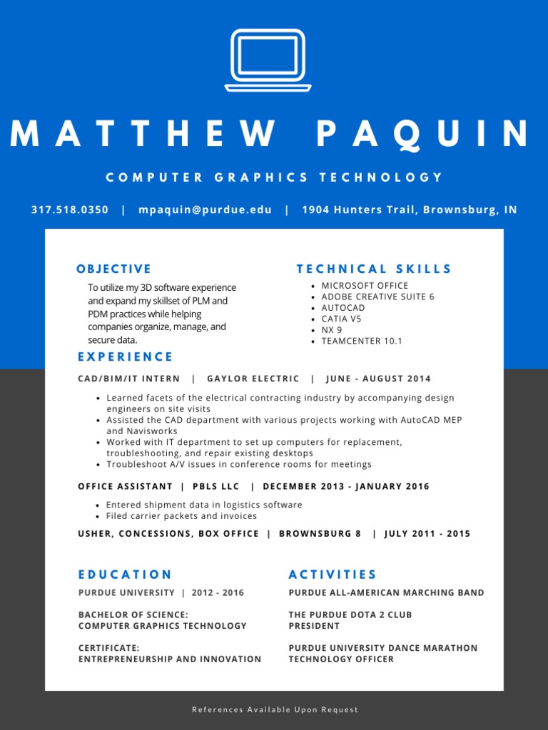 Matthew Paquin Resume | PDF