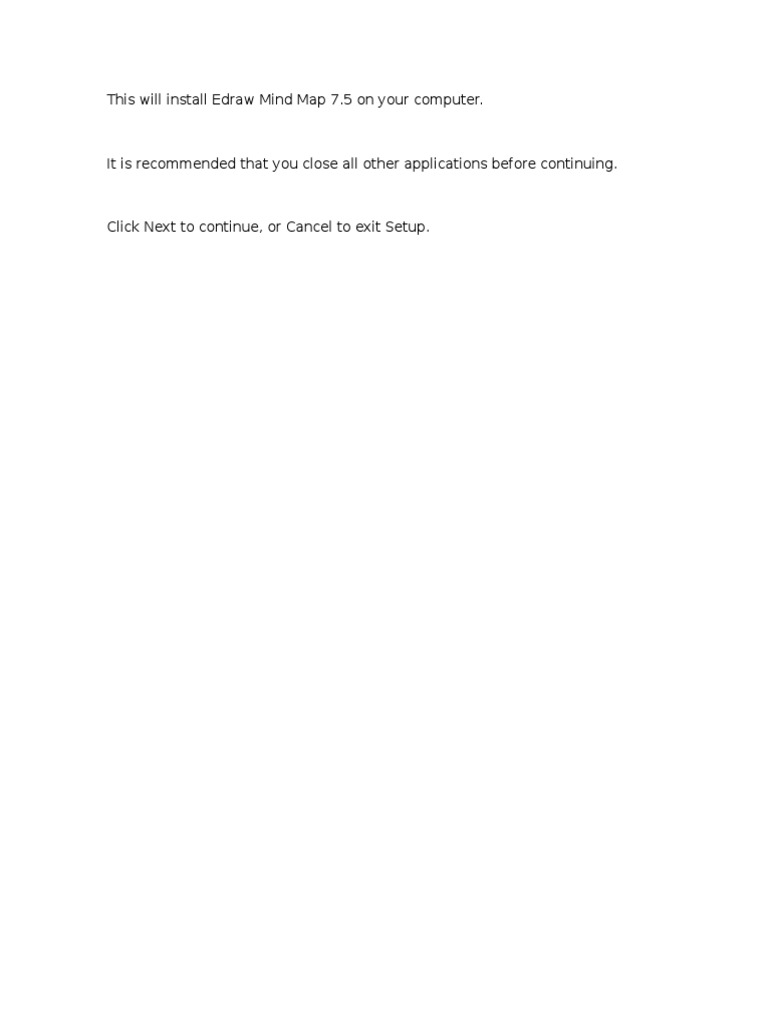 Install Edraw Mind Map 7.5 Guide | PDF