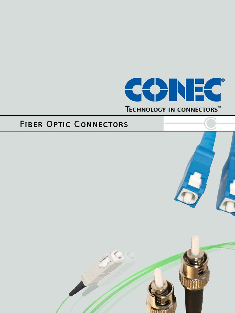 Fiberoptic Connectors Catalog PDF | PDF | Optical Fiber | Electrical ...