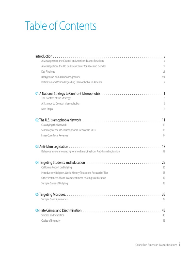 CAIR Hit List | PDF | Islamophobia | Discrimination & Race Relations