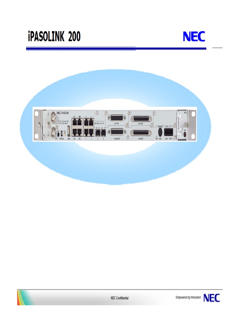 Instalacion Ipasolink 200 PDF | PDF | Tecnología