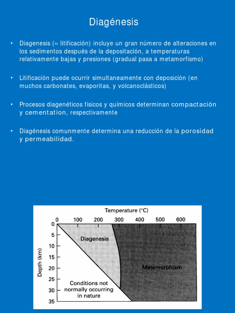 Diagénesis PDF | Minerales | Roca clástica