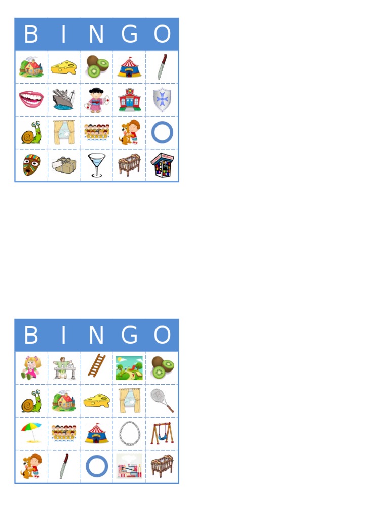 Bingo Fonema K | PDF