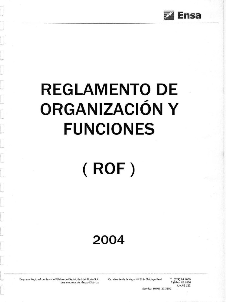 ROF Hidrandina | PDF